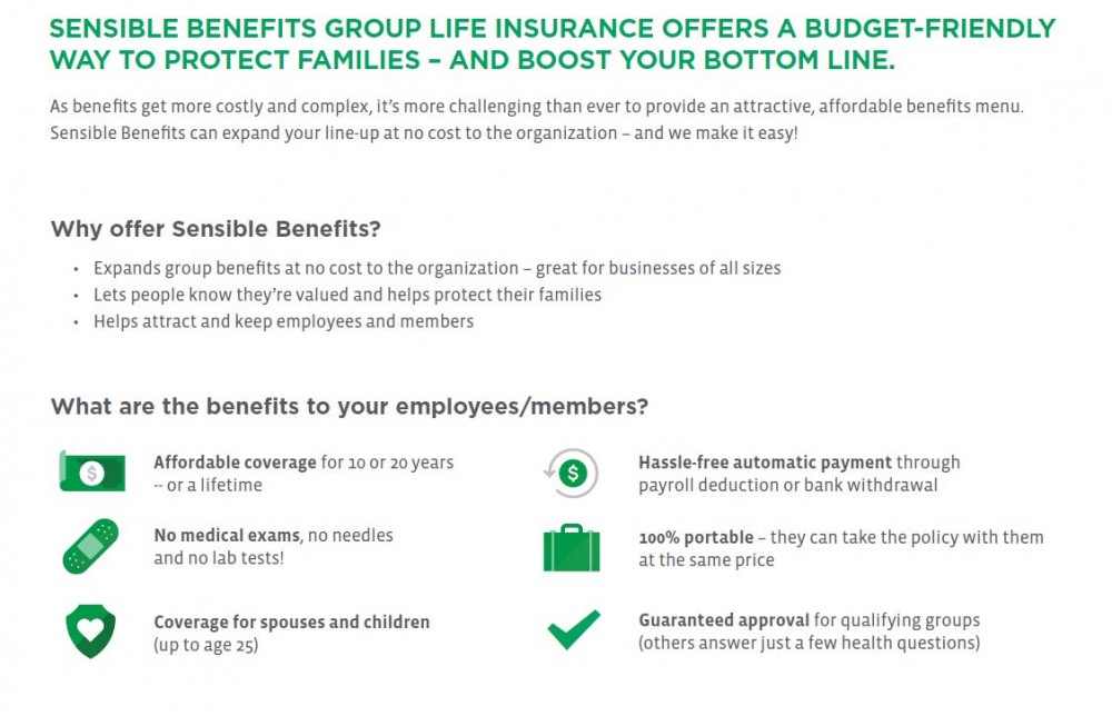 Hudson Chamber and SNI life insurance Program